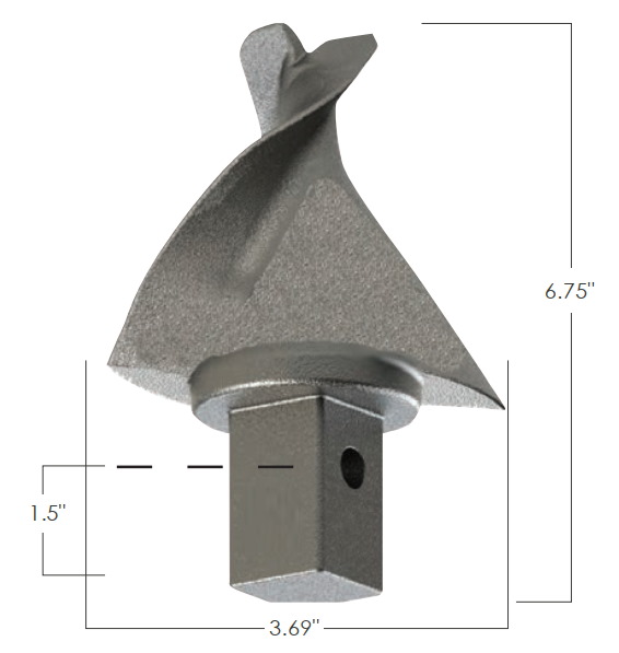 AugerTeeth | Hardface Tipped Pilot Bit