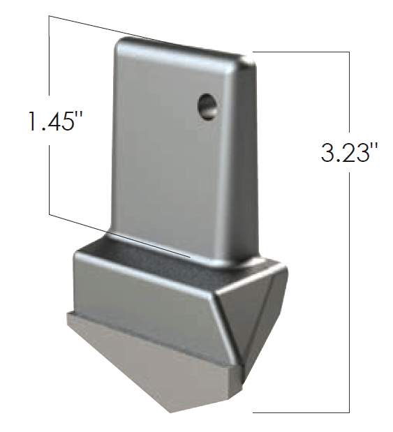 AugerTeeth | PFC5 Carbide Drag-Style Teeth